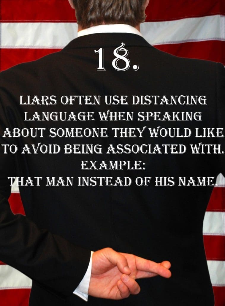 Deception Tip 18 - Distancing Language - How To Detect Deception